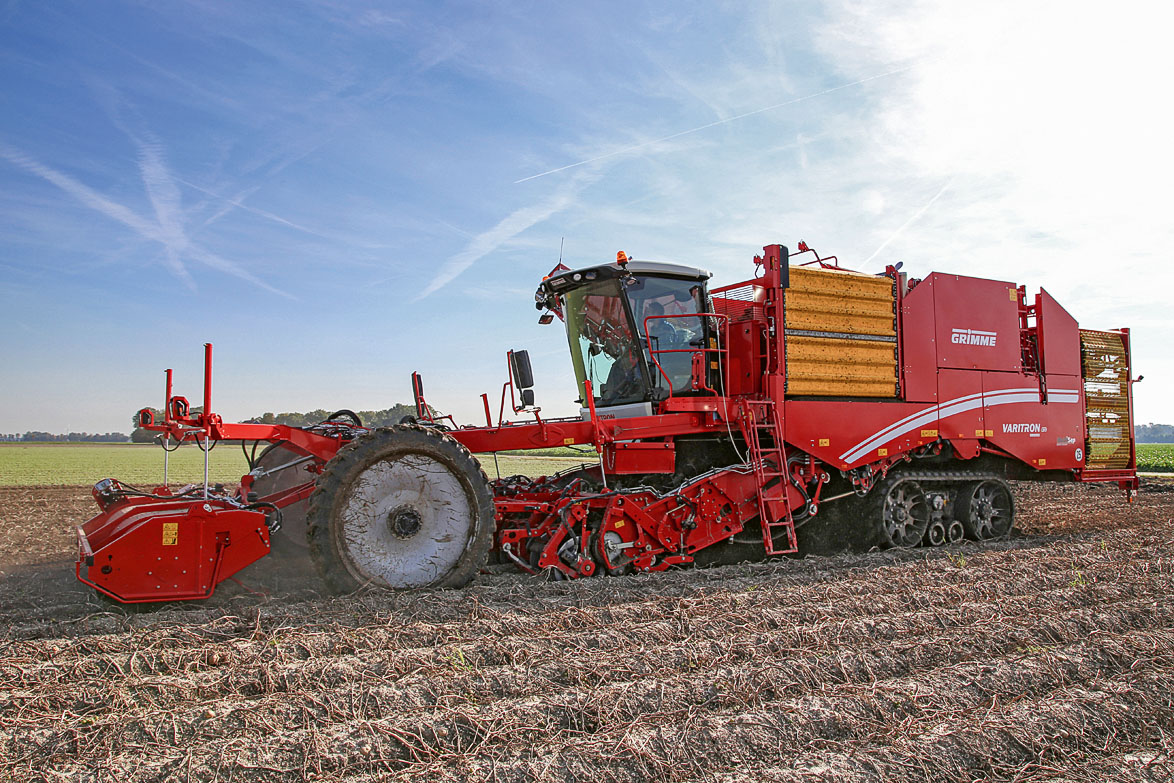Vierreihiger selbstfahrender Kartoffelroder - Pfluglos